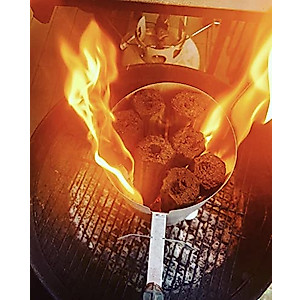 CHARBLOX Ultra Premium Grilling Charcoal Logs - 100% Natural, Lasts 5 Hours, Sustainable, for Grilling/BBQ/Smoker/Big Green Egg/Kamado/Ceramic Grill/Weber/Yakitori, Thai/Binchotan Alternative (10LB)