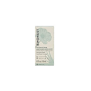 Honest Beauty The Daily Calm Lightweight Moisturizer with Hyaluronic Acid | For Sensitive Skin | Dermatologist Tested & Hypoallergenic | Vegan + Cruelty free | 1.7 Fl Oz