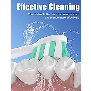 Toothbrush Replacement Heads for Philips Sonicare ProtectiveClean DailyClean Electric Toothbrush Head 1 2 Series Plaque Control Gum 4100 5100 C1 C2 G2 HX9023 Snap-on, 10 Pack