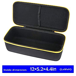 Khanka Hard Travel Case Replacement for DEWALT 20V MAX Right Angle Cordless Drill/Driver DCD740C1 / DCD740B