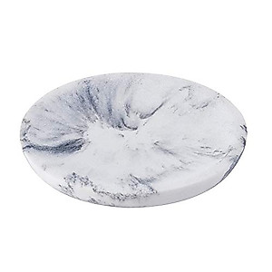 ZCCZ Bathroom Accessory Set, 4 Pcs Marble Look Bathroom Vanity Countertop Accessory Set Bathroom Décor Sets Accessories with Soap Dispenser Bathroom Toothbrush Holder Set, Bathroom Tumbler, Soap Dish