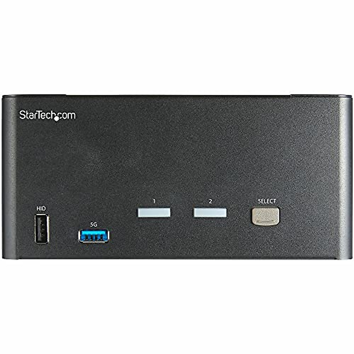StarTech.com 2 Port Triple Monitor DisplayPort KVM Switch - 4K 60Hz UHD HDR - Desktop DP 1.2 KVM with 2 Port USB 3.0 Hub (5Gbps) & 4X USB 2.0 HID Ports, Audio - Hotkey Switching - TAA (SV231TDPU34K)
