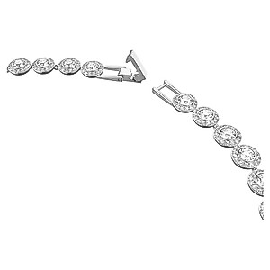 Swarovski Una Angelic Necklace with Clear Crystals on a Rhodium Plated Setting
