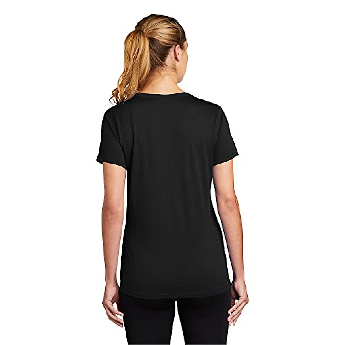 Nike Womens Short Sleeve Legend T SPF 20 (Small) Black