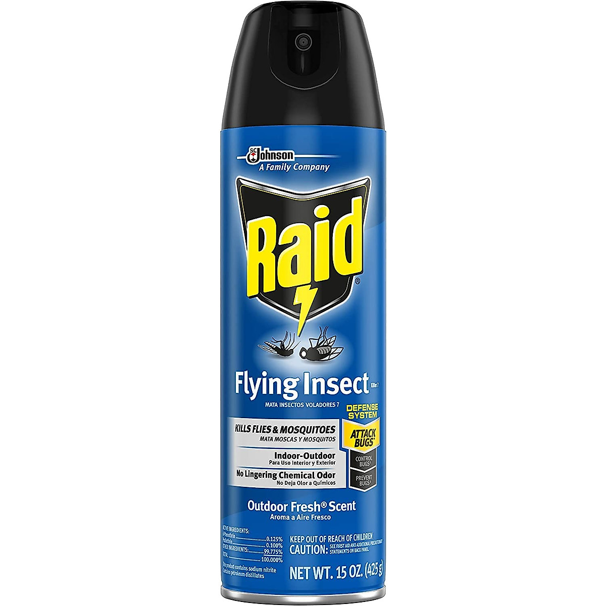 Raid Flying Insect Killer,15 Ounce (Pack of 4)