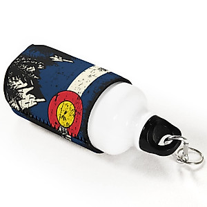 2 PCS Colorado Flag Mountain' Can Cooler Party Gift Beer Drink Coolers Coolies