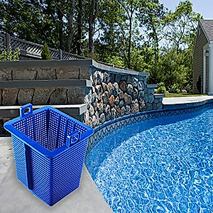 Wadoy SPX1600M Skimmer Basket Compatible with Hayward Super Pump, Strainer Basket 𝐰𝐢𝐭𝐡 𝐇𝐚𝐧𝐝𝐥𝐞𝐬 Replace for Hayward SP2607X10 SP2615X20XE SP1615X20 Inground Pool Pump