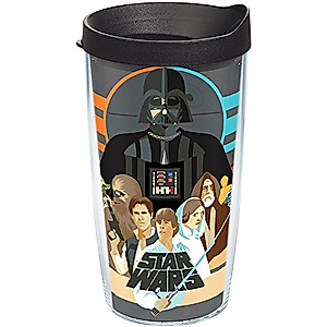 Tervis Made in USA Double Walled Star Wars Insulated Tumbler Cup Keeps Drinks Cold & Hot, 16oz, Classic Group