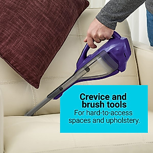 BLACK+DECKER dustbuster furbuster AdvancedClean Cordless Pet Handheld Vacuum, Home and Car Vacuum (HLVA325JP07)