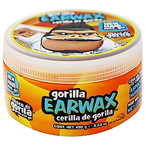Moco de Gorila, Gorilla Earwax, Hair Wax Gel, Hair Styling Wax, Trendy Hairstyle, Superior Control, Long-Lasting Hold, 2-Pack of 3.53 Oz, 2 Jars.