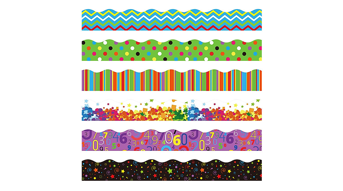 Colorful Classroom Borders for Creative Bulletin Boards