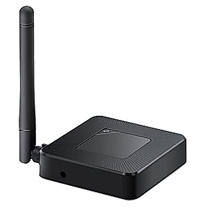 Wireless HDMI Display Adapter,HDMI Wireless Transmission,Ultra HD Adapter Streaming Video【One-Click to Connect】 Wireless Presentation Facility Compatible for Android,iOS,Windows and MacOS