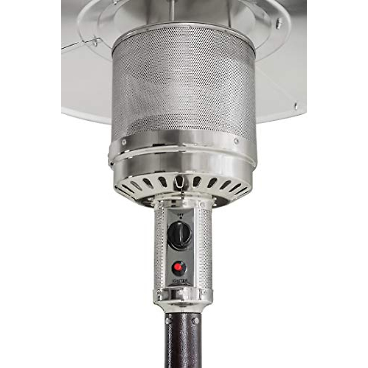 Sunjoy Lawrence Floor-Standing Patio Heater, 88", Bronze hammered finished