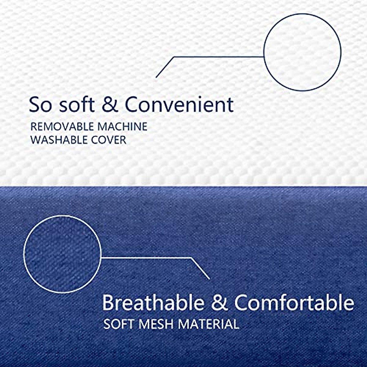 Molblly 3 inch Memory Foam Tri Folding Mattress, Portable Trifold Mattress Topper with Breathable & Washable Cover, Foldable Guest Bed for Camping, Small Twin - 25”x 75”x 3”