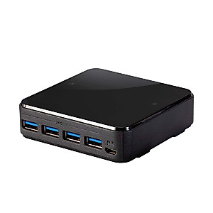 Monoprice 2x4 USB 3.1 Gen1 Peripheral Sharing Switch, Allows 2 Computers to Share 4 USB 3.1 Gen1 Devices
