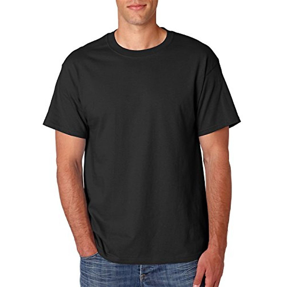 Hanes 6.1 oz. Beefy-T Tall, LT, BLACK