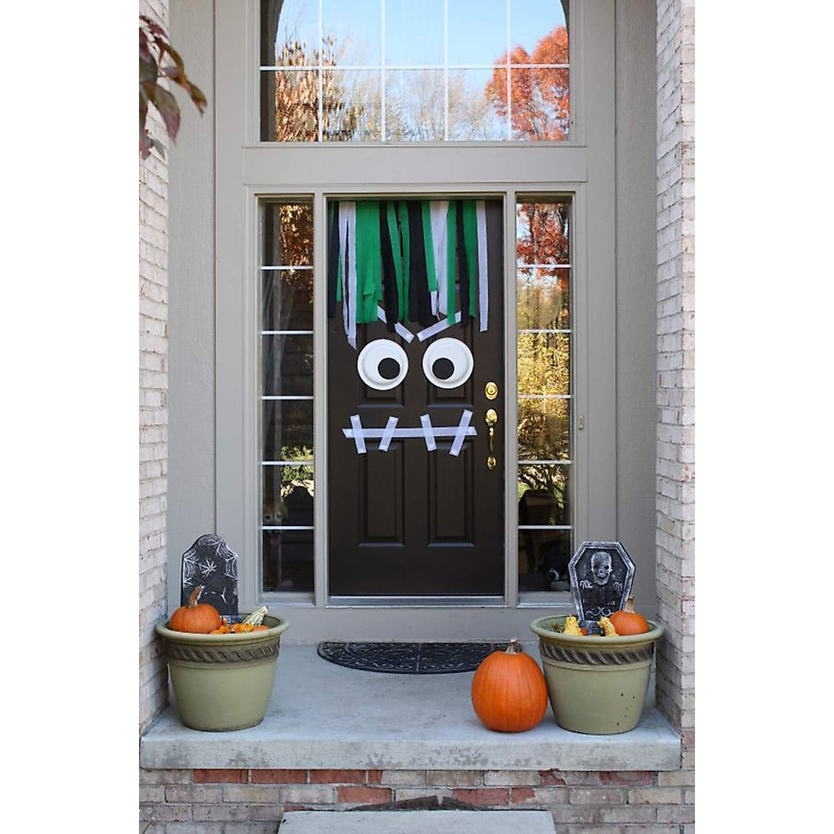 DECORA 7.5 Inch Giant Googly Eyes Plastic Wiggle Eyes with Self Adhesive for Chritsmas Tree Party Decorations 2 Pieces