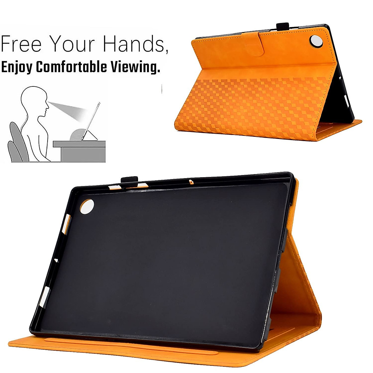 Stand Tablet Cover Premium Leather Case Compatible with Samsung Galaxy Tab A8 X200/X205 10.5inch (2021) Tablet,Smart Magnetic Flip Fold Stand Case Protective Case Cover with Auto Wake Sleep (Color :