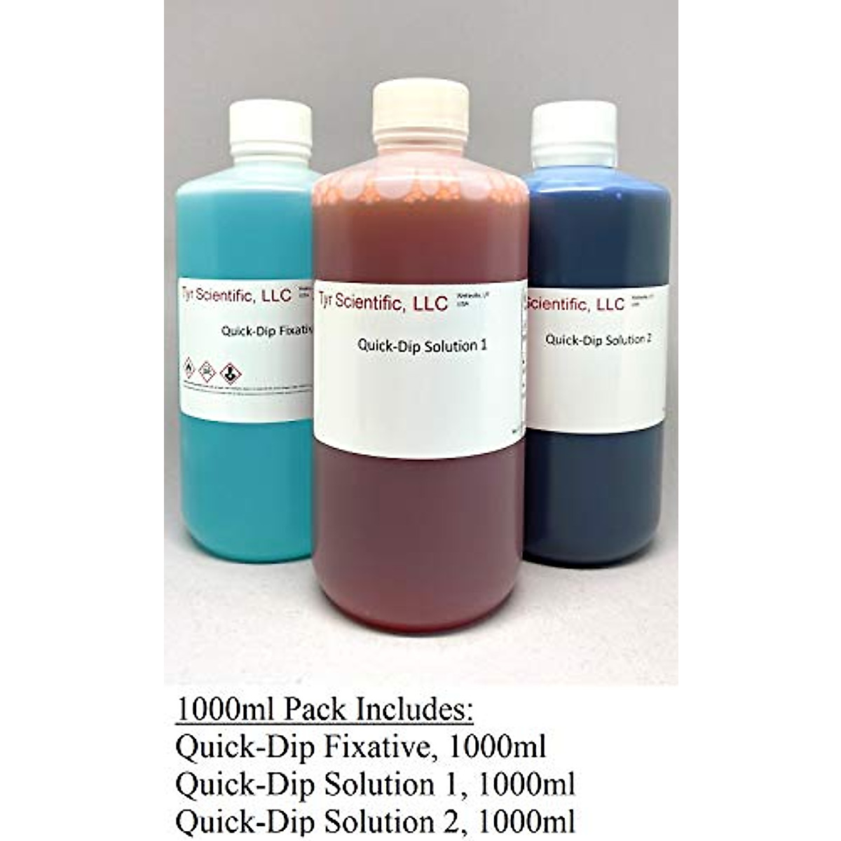 Quick-Dip Differential Stain Pack, 1000ml