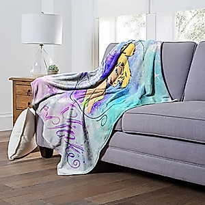 Northwest Fairies Silk Touch Throw Blanket, 50" x 60", Cosmic Tink