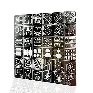 36Pcs Hobby Model Craft Tools Kit for Model Building Stainless Steel Drill Hole Maker Modeler Scribe Line Carving Auxiliary Ruler