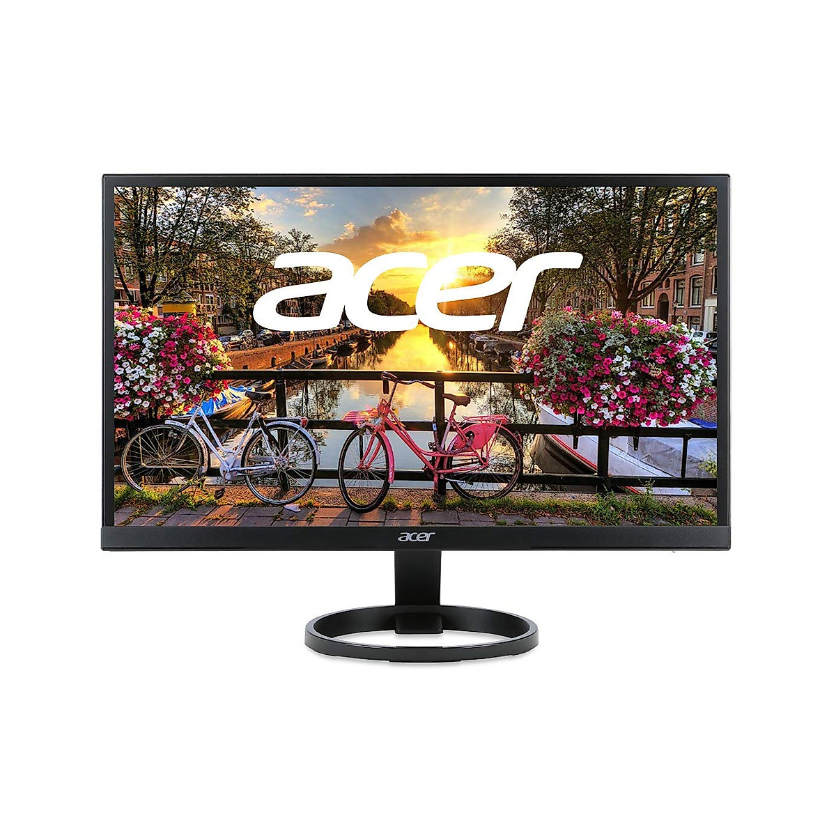 Acer R221Q Bbix 21.5" Full HD (1920 x 1080) IPS Ultra-Thin Edge-to-Edge Zero-Frame Monitor with AMD FreeSync Technology, 1ms VRB, (HDMI & VGA Ports)