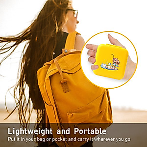 UFOPETIE Card Case for Nintendo Switch Game Card,Compatible with Nintendo Switch Case Animal Crossing Theme,Game Case for Animal Crossing Cards,for Switch Accessories-Thumb Grip 2PCS-Fishing Break