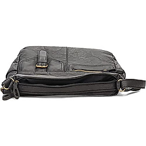 Bueno Women's, Elephant Washed Hobo BLACK NS