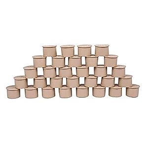SummitLink Pool Fence Hole Cover Deck Patio Ground Caps (30, Almond Beige)