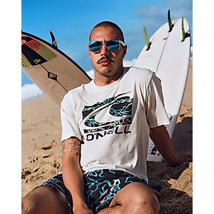 O'NEILL Offshore 2.0 Polarized Sunglasses for Men and Women, 55 mm, Gloss Crystal