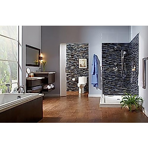 TOTO CST454CEFRG#01 Drake II Two-Piece Elongated 1.28 GPF Universal Height Toilet with CEFIONTECTand Right-Hand Trip Lever, Cotton White