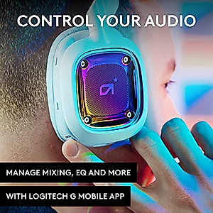 Logitech G Astro A30 LIGHTSPEED Wireless Gaming Headset - Bluetooth, Dolby Atmos/3D Audio compatible, Detachable Boom, 27hr battery, for Xbox, Nintendo Switch, PC, Android