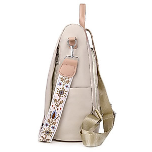 Rose Backpack For Women Bag Soft Leather Fashion Women Backpack Purses Multipurpose Design Handbags And Shoulder Bag