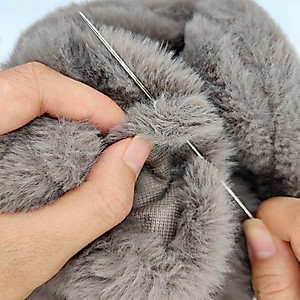 Medsuo 9pcs 4.9"/5.9"/6.9" Extra Long Darning Needles Sewing Needles Big Eye Hand Quilting Needles for Doll Making Webbing Carpet Leather Canvas Repair Stitching and Crafting Project