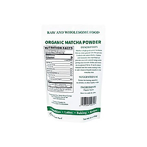 Cherie Sweet Heart Organic Matcha Powder - Matcha Green Tea Powder For Cooking, Baking, Latte, Smoothie, Hot & Iced Drinks - Antioxidant-Rich, Helps Support Digestive Health - No Gluten, Vegan 16oz