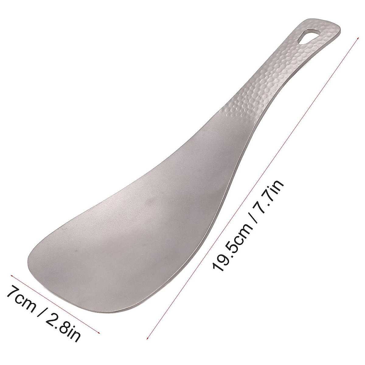 Rice Paddle, Titanium Rice Scooper Spoon Rice Spoon Rice Paddle Rice Cooker Spatula Serving Spatula Ladle Cooking Utensil for Restaurant and Home