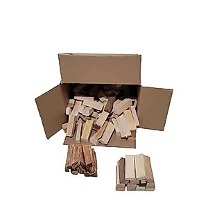 Mini Firewood and Fire Starters - Sustainable - Kiln Dried Oak Cherry Maple Walnut - 3.5-4" Lengths (Compatible with Solo Stove Mesa Tabletop Fire Pit) (5 Pounds)