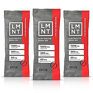 LMNT Keto Electrolyte Powder Packets | Paleo Hydration Powder | No Sugar, No Artificial Ingredients | Watermelon Salt | 30 Stick Packs