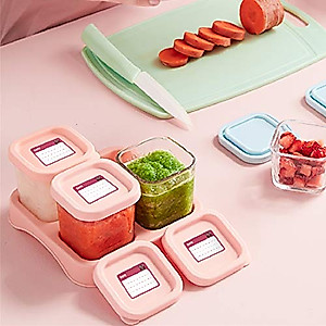 600Pcs Daycare Labels, Removable Write On Baby Food and Bottle Date Labels for Day Care, 12 Animal Designs Cute Stickers, 1.7 x 1.2 Inches