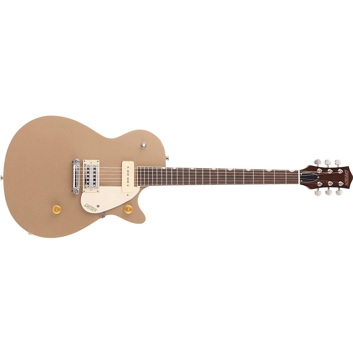 Gretsch G2215-P90 Streamliner Junior Jet Club Electric Guitar - Sahara Metallic with Laurel Fingerboard