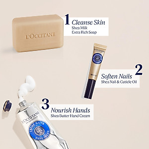 L'OCCITANE Shea Butter Extra-Gentle Solid Hand & Body Soap: Citrusy Shea Verbena, Relaxing Shea Lavender, Shea Milk, Vegetable Based, Artisanal, Vegan