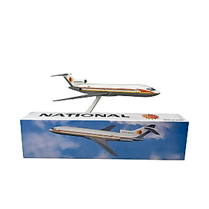 Flight Miniatures National Airlines 1967 Livery Boeing 727-200 1:200 Scale Display Mode