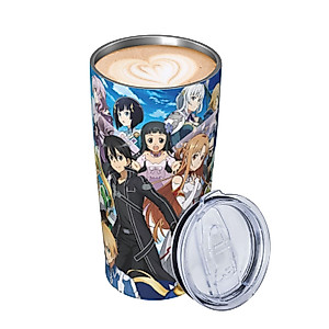 Sword Art Online 20oz Car Sippy Cup Stainless Steel Water Cup Thermos Cup