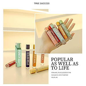 ANEFOSE Lusty Pheromone Perfume, Pheromone Seduction Perfume, Pheromone Perfume for Women Attract Men, Natural Roll-on Pheromone Infused Essential Oil Perfume Cologne (ALL 8 Fragrances)