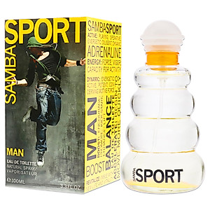 Perfumer's Workshop Samba Sport for Men, Edt Spray, Aromatic, 3.3 Oz