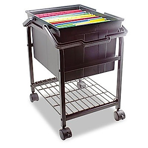 Heavy-Duty File Shuttle, 17 1/8w x 14 1/4d x 20h, Black