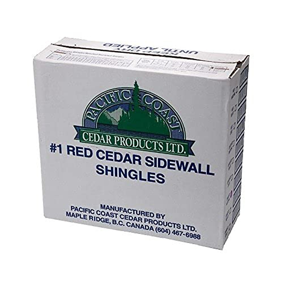 Western Red Cedar 18" R&R Primed Sanded Sidewall Shingles 1/2 Square cartons