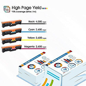 Cool Toner Compatible Toner Cartridge Replacement for HP 305A 305X CE410X CE411A CE412A CE413A for HP Laserjet Pro 400 Toner Laserjet M451dn M451nw MFP M475dn, LaserJet Pro MFP M476nw M476dn M476dw