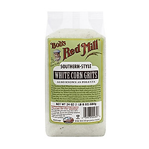 Bob's Red Mill White Corn Grits/Polenta, 24 Ounce, Pack of 1
