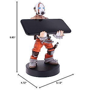 Exquisite Gaming: Borderlands 3: Psycho - Original Mobile Phone & Gaming Controller Holder, Device Stand, Cable Guys, Licensed Figure